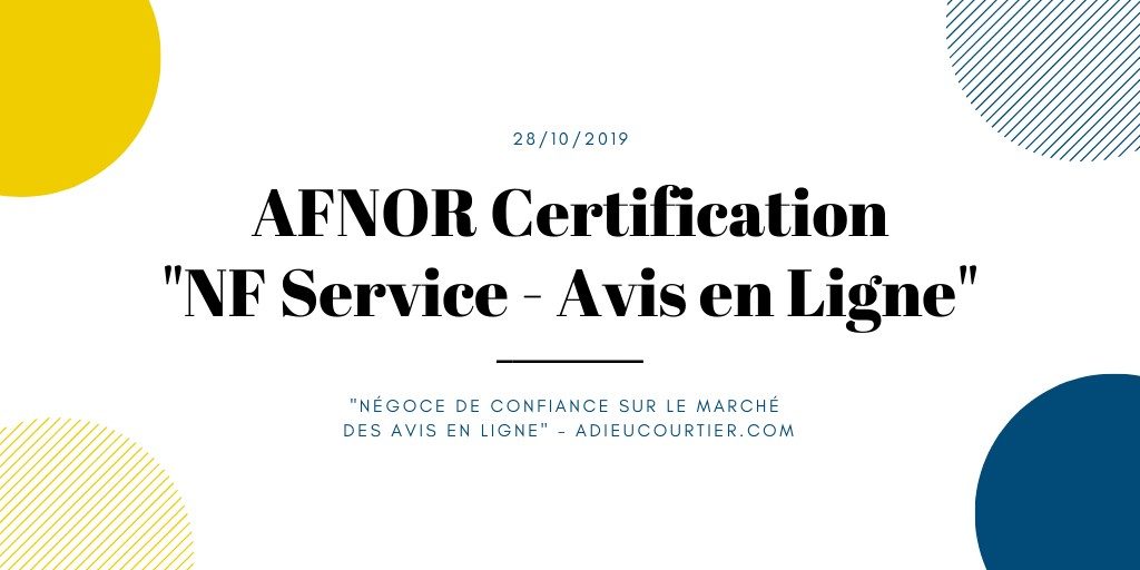 AFNOR Certification « NF Service – Avis en Ligne » – Négoce de ...